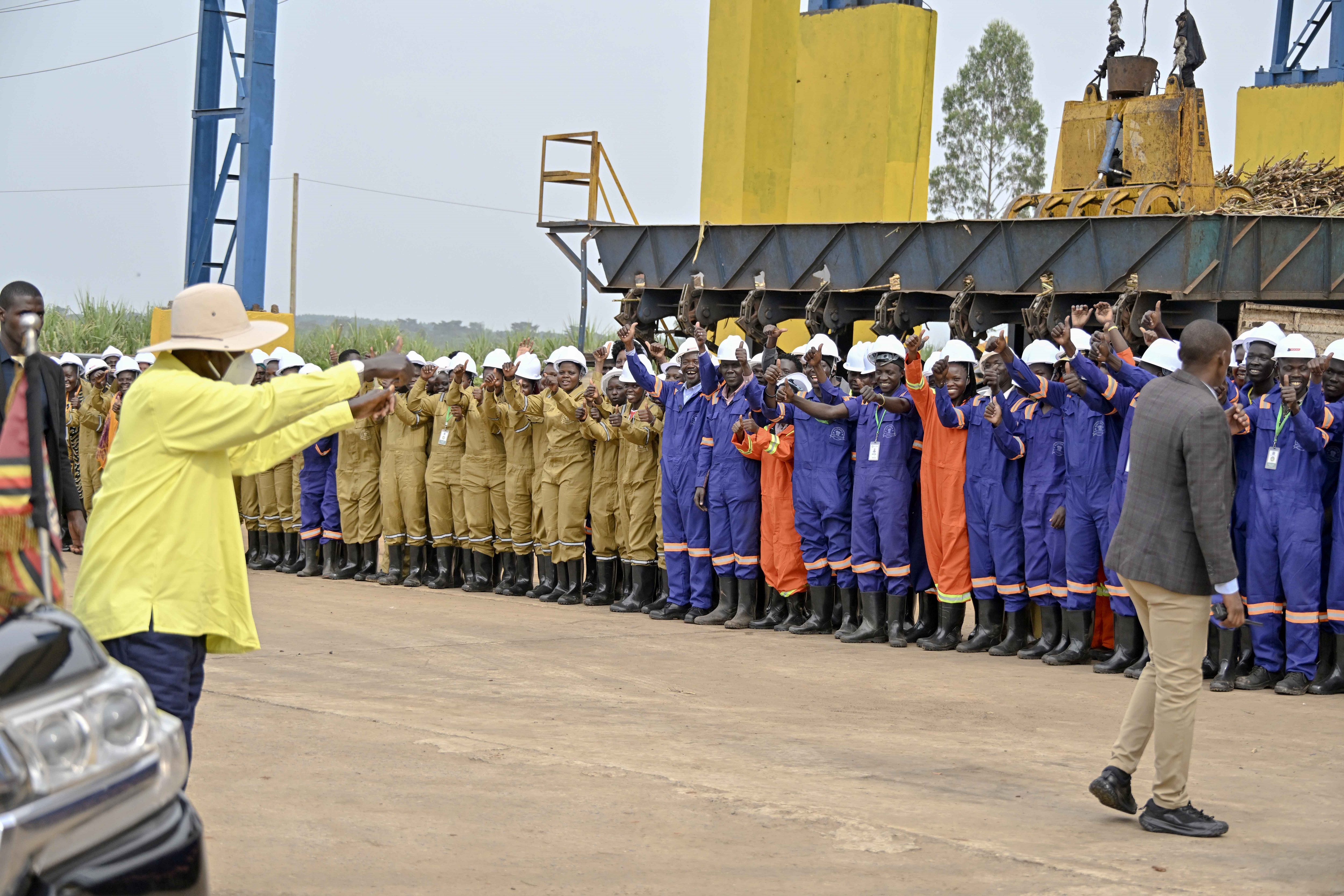 PRESIDENT MUSEVENI COMMISSIONS VICTORIA SUGAR LIMITED FACTORY IN LUWERO ...